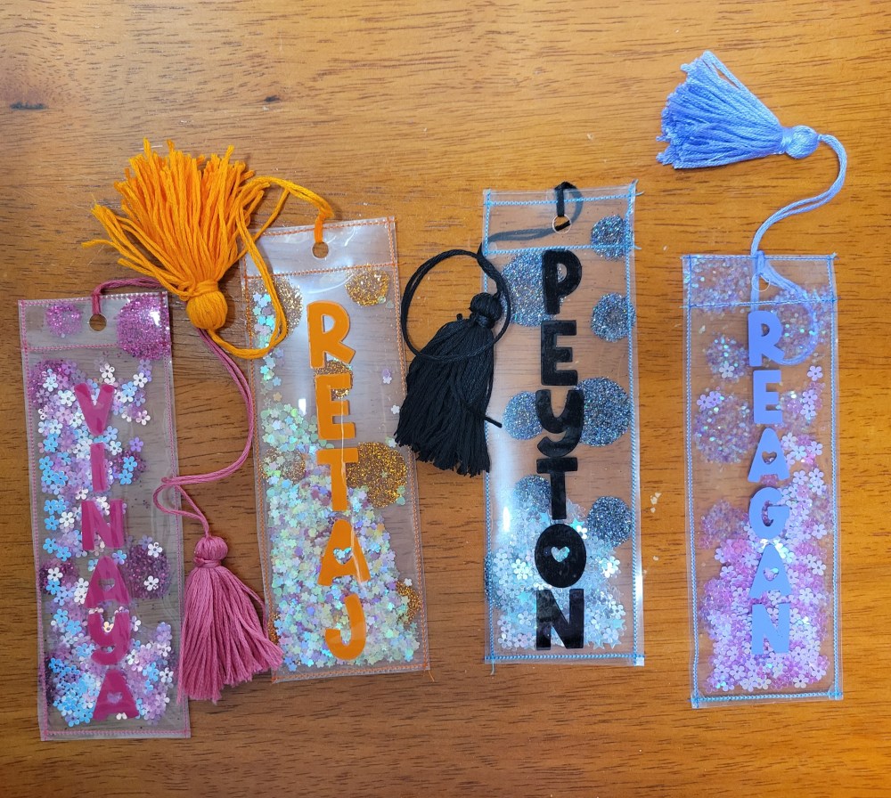 Glitter Shaker Bookmarks DIY | Small Moments